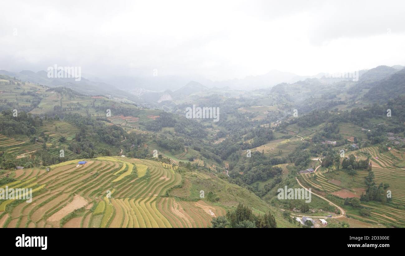 Landscape and people in rural Vietnam Stock Photo - Alamy