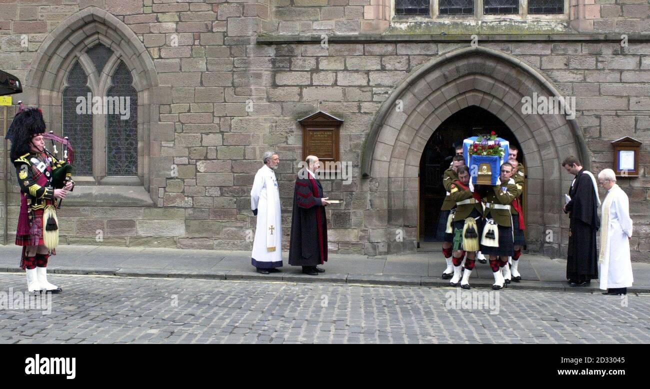 The funeral of 1 Battalion Black Watch's Lance Corporal Barry Stephen ...