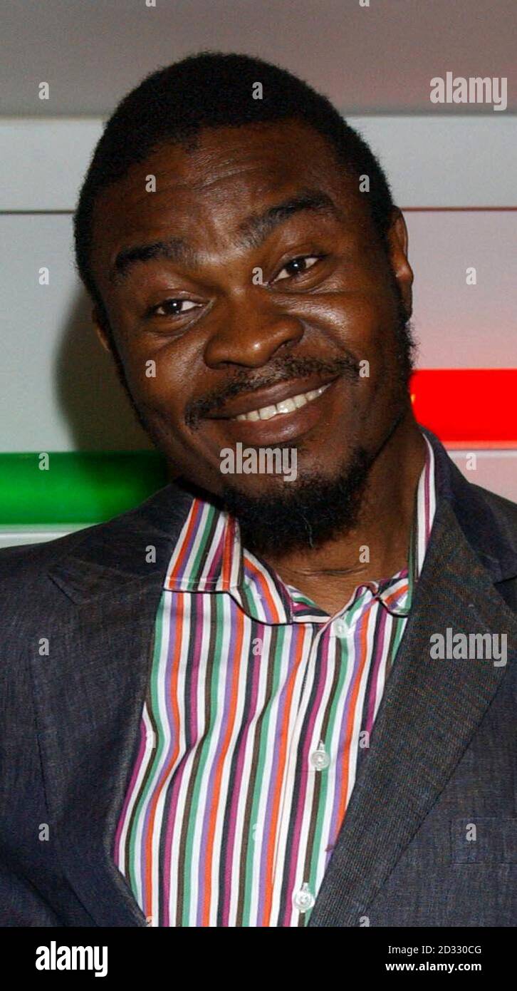 Artist Chris Offili arrives for the Beck's Futures 2003 art prize at ...