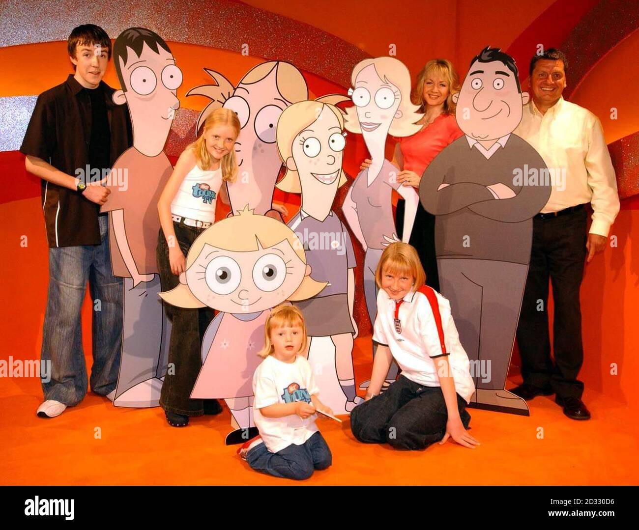 Cartoon Family Of 9