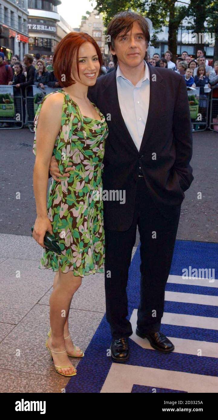 Craig Ferguson and his wife arriving at the Odeon West End in London ...