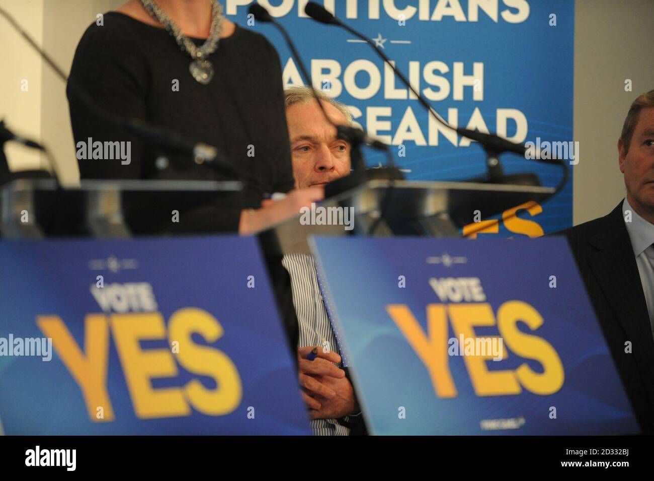Richard Bruton at the launch of the Irish Government campaign to ...