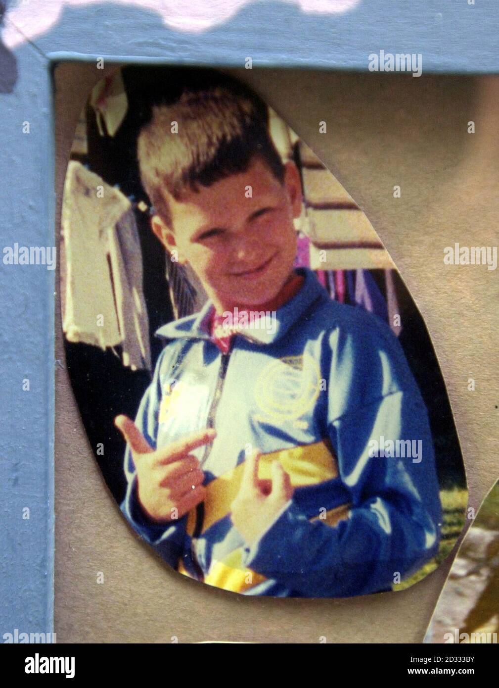 Pictured is a collect of Joseph Jones(aged seven) Jodi's brother from a ...