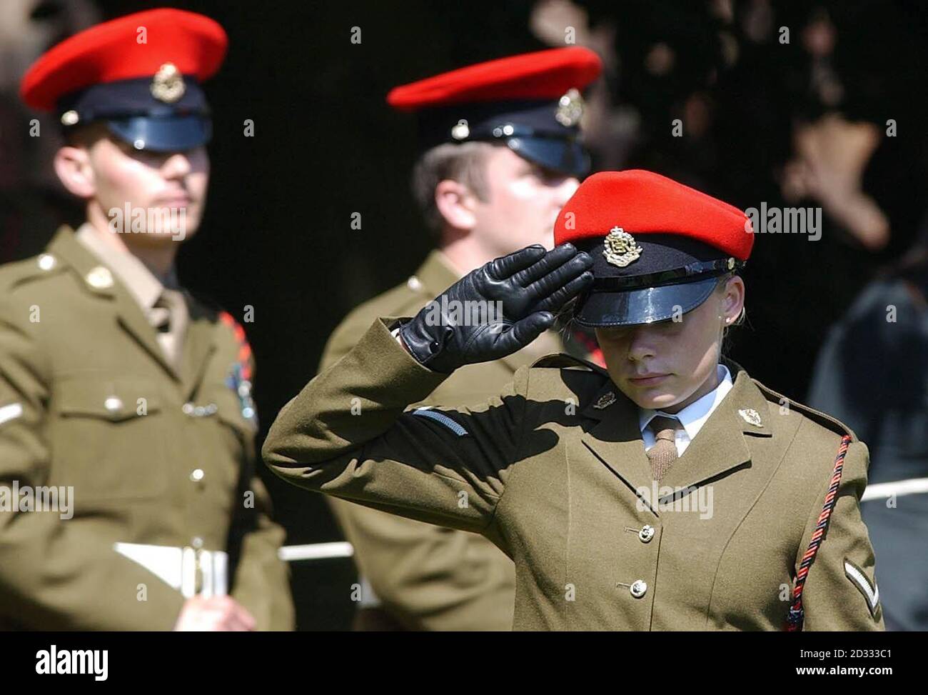 Final salute for Lance Corporal Ben Hyde as Royal Military Police file ...