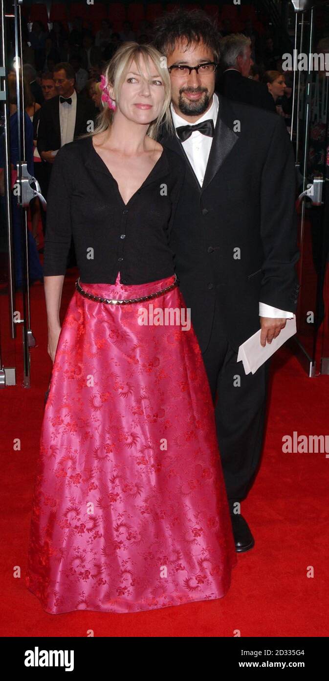 David Baddiel and his partner Morwenna Banks arrive for the UK premiere ...