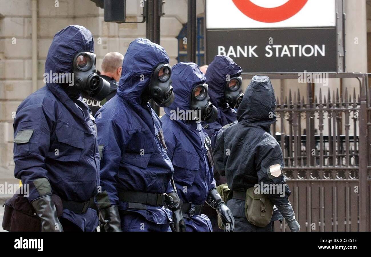 Decontamination suits hi-res stock photography and images - Alamy