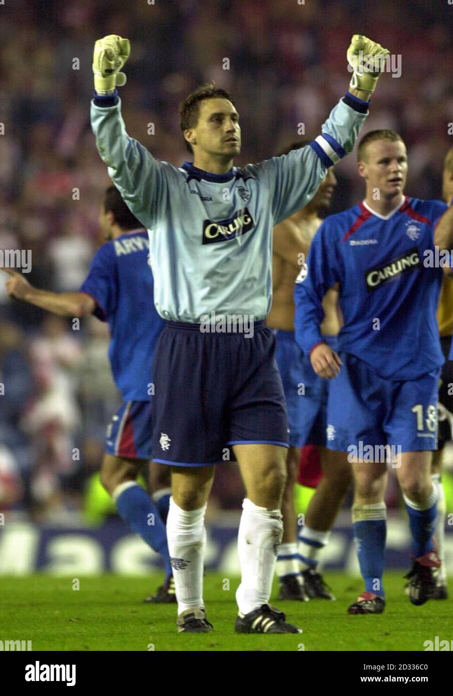 Stefan klos rangers celebrates hi-res stock photography and images - Alamy