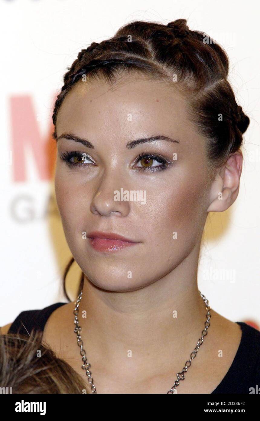 Singer Jessica Taylor from Liberty X at the launch of the new game ...