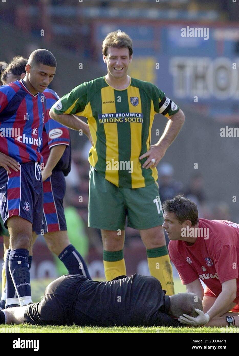 Referee paul danson receives attention hi-res stock photography and ...