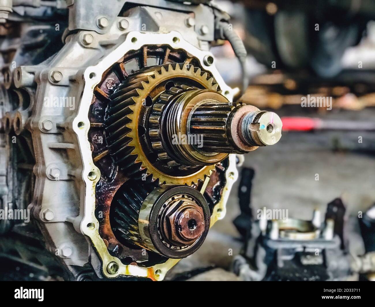 Gears car hi-res stock photography and images - Alamy