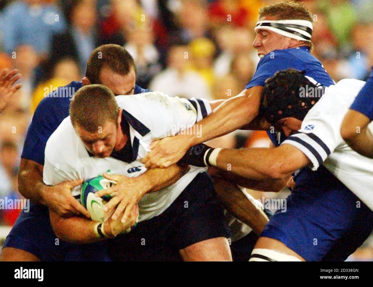 Rugby world cup pool b match telstra stadium hi-res stock photography ...