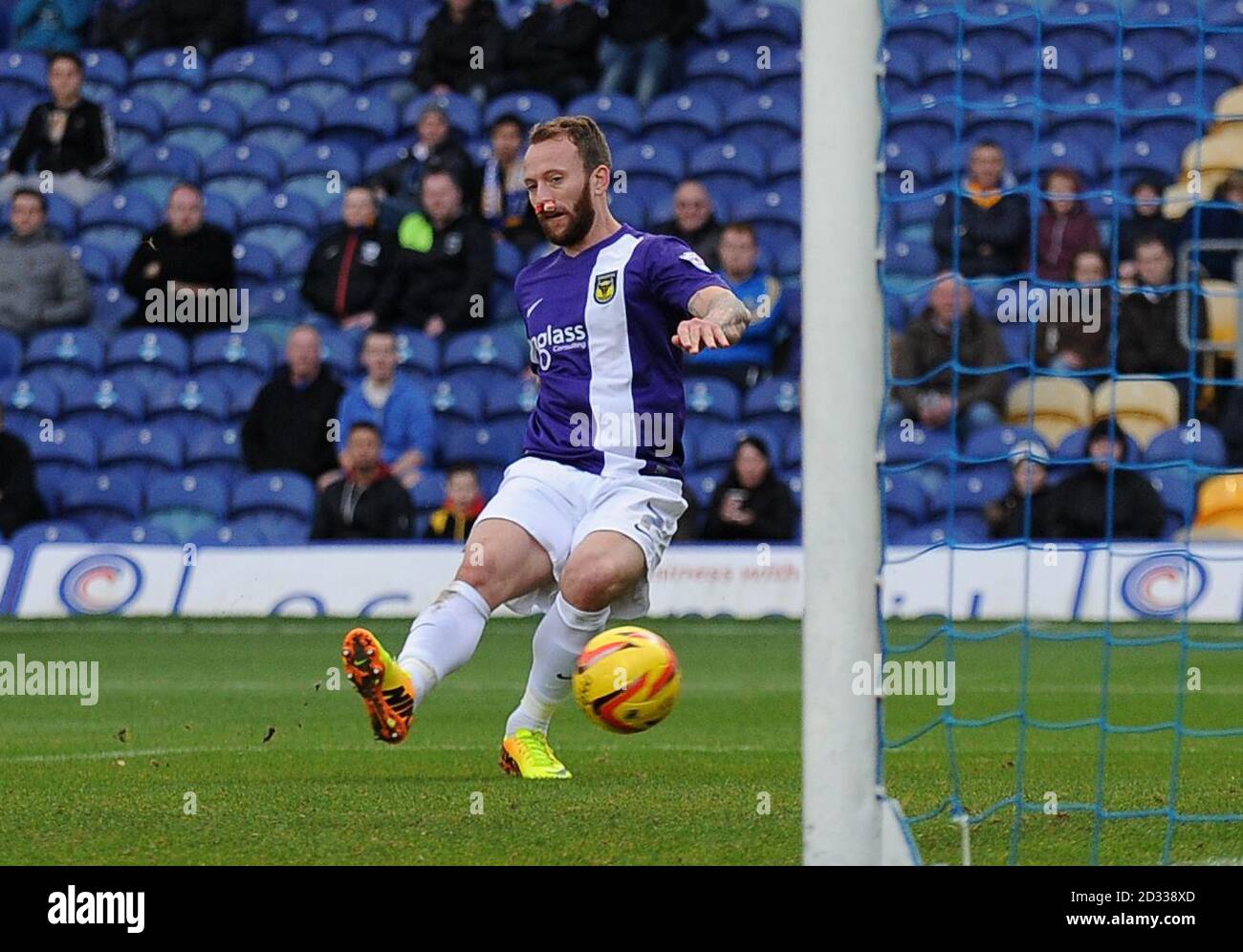 Oxford uniteds sean rigg scores opening goal hi-res stock photography ...