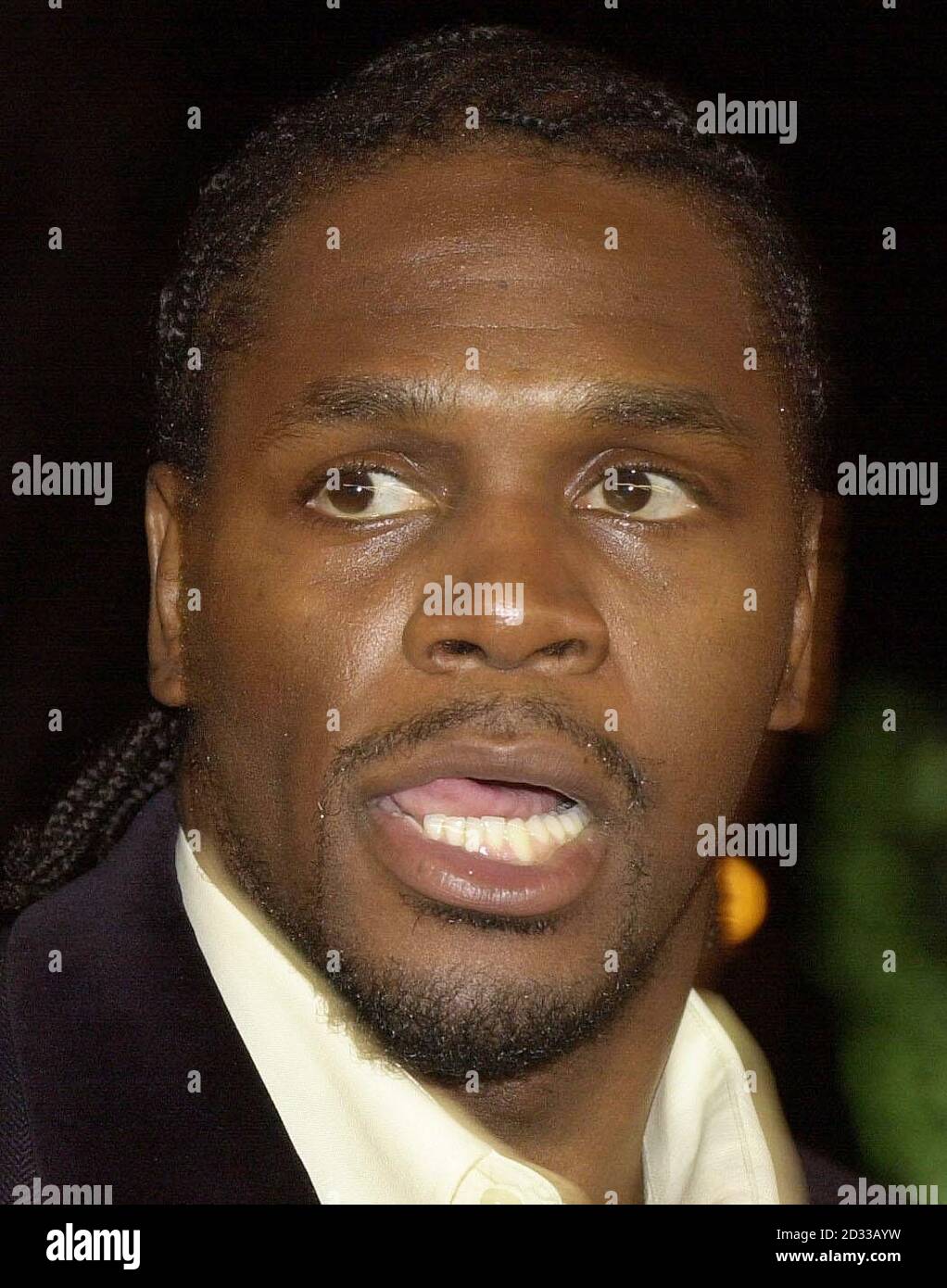 British Heavyweight boxer Audley Harrison arrives for the 50th Sports ...