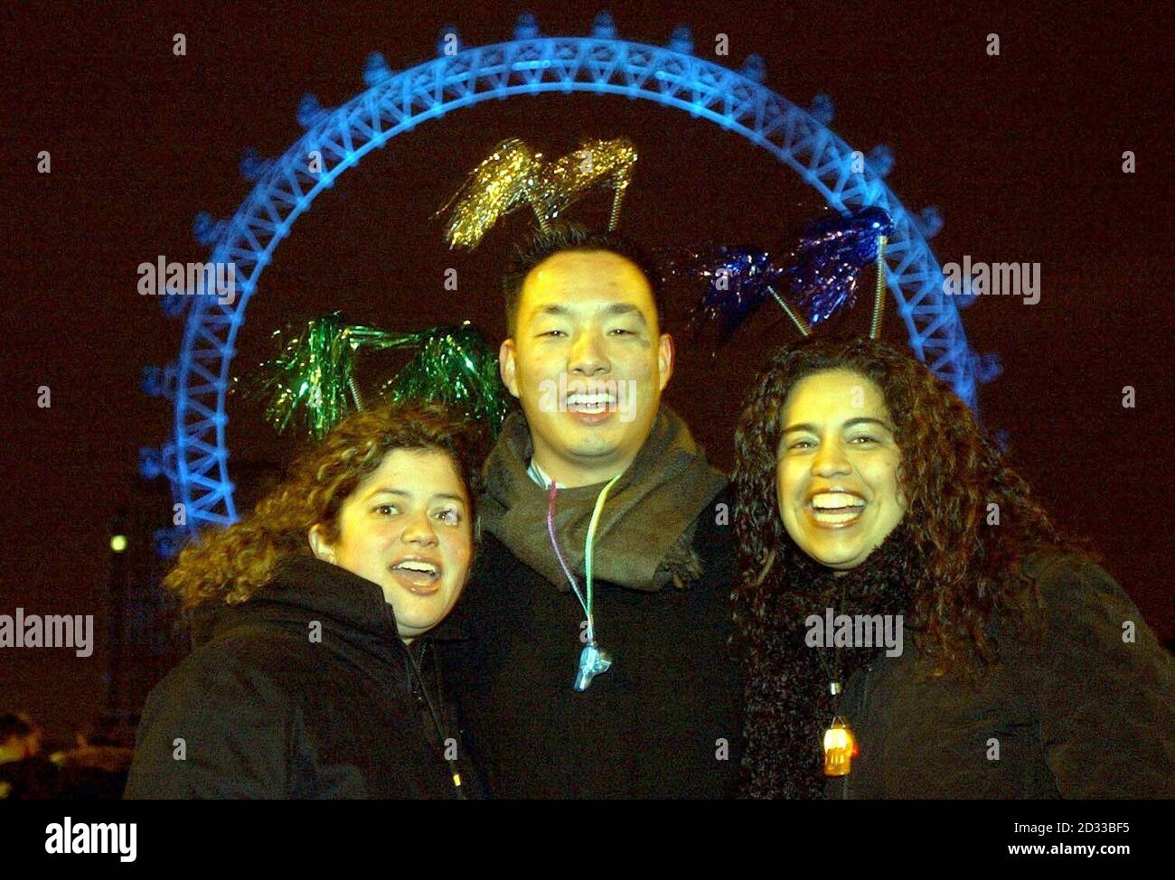 (left-right) Nancy Fierro, Henry Ho and Maria Calala from San Francisco ...