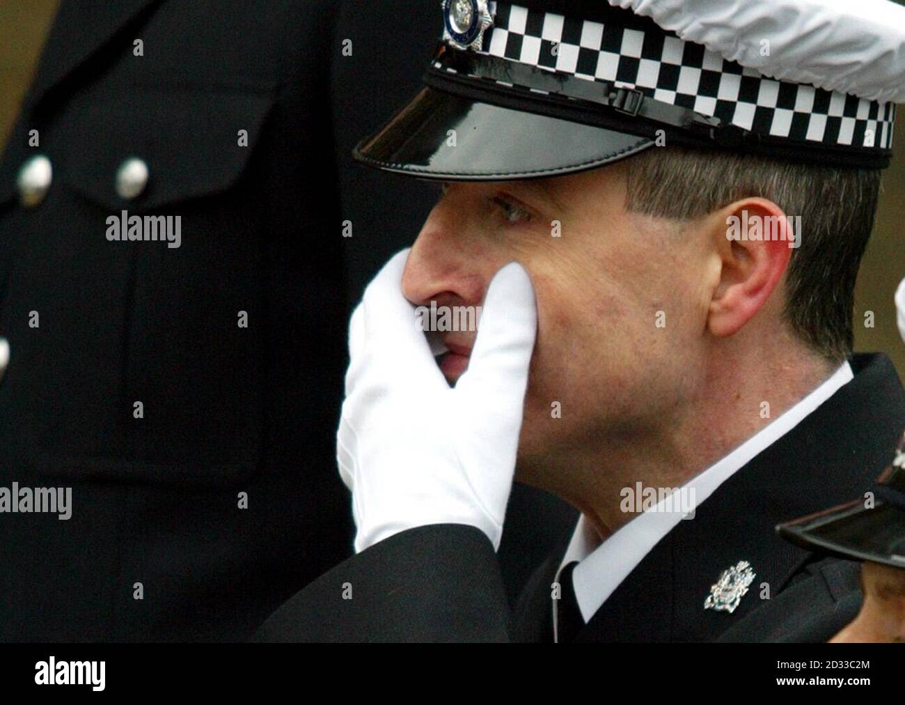 For the funeral of pc ian broadhurst hi-res stock photography and ...