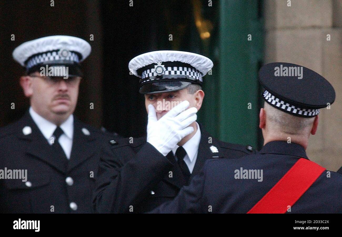 For the funeral of pc ian broadhurst hi-res stock photography and ...