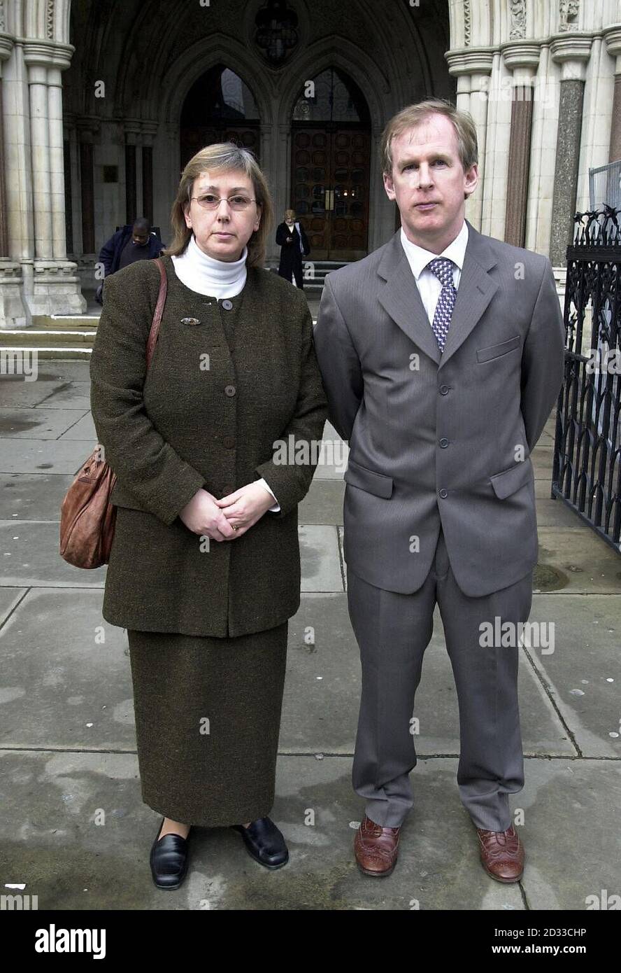 Susan Carpenter, from Norfolk, stands, with her husband, Alan, outside ...