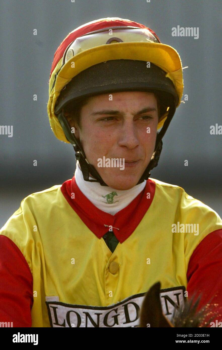 Jockey Hugo Fellows at Wolverhampton races Stock Photo - Alamy