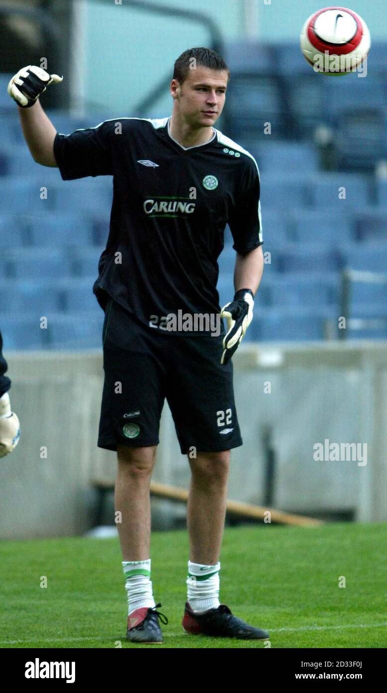 Celtic's first choice goalkeeper David Marshall, due to regular keeper ...