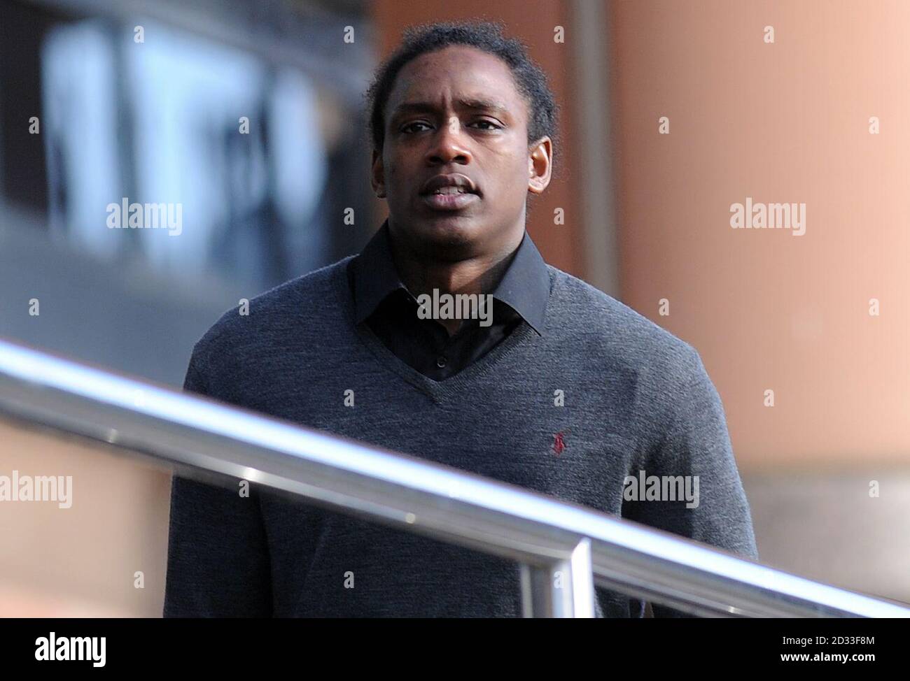 Swindon Town FC player Nile Ranger arrives at Newcastle Crown court ...
