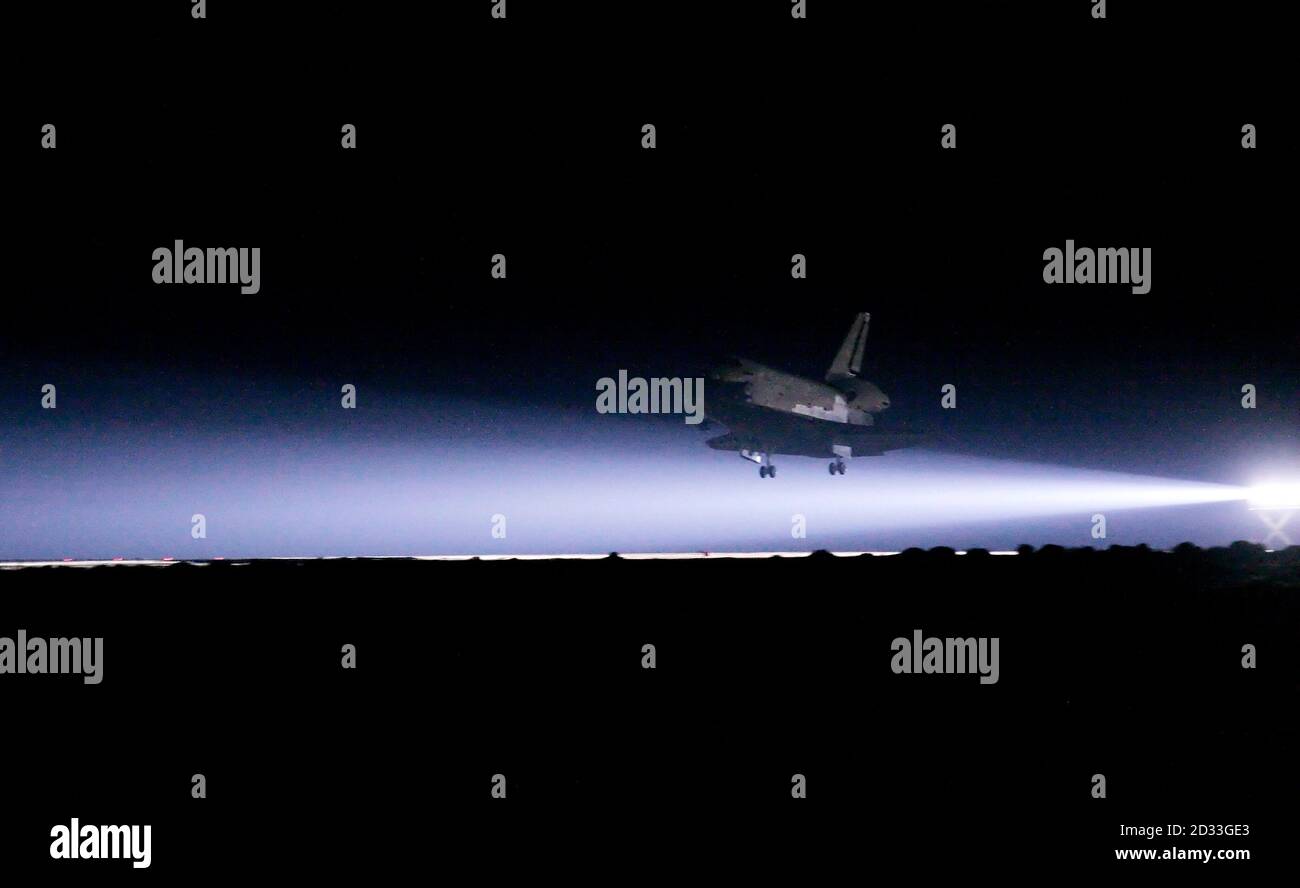 Night Space Shuttle Viewing