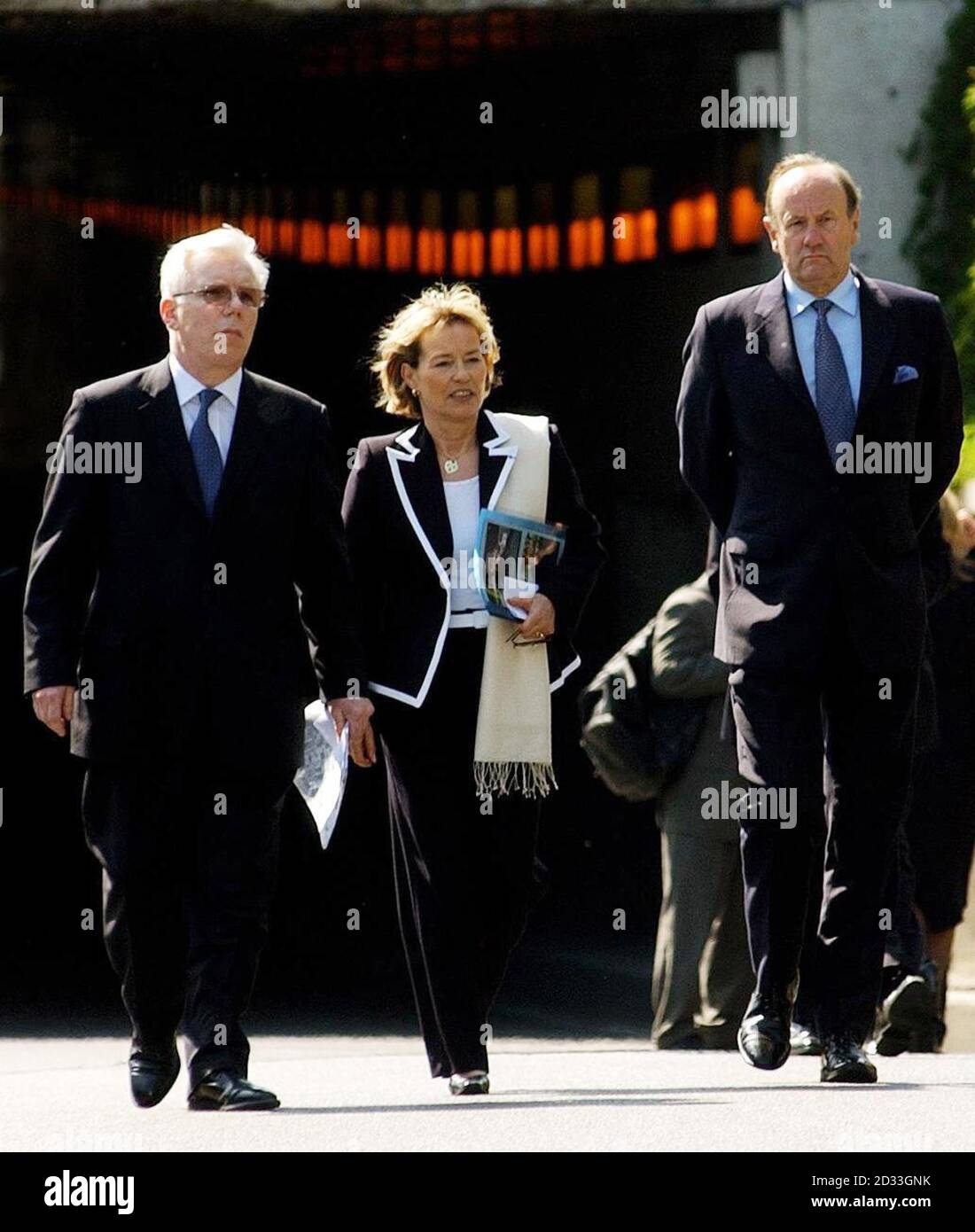 (from left-right) Royal Corroner Michael Burgess with French police ...