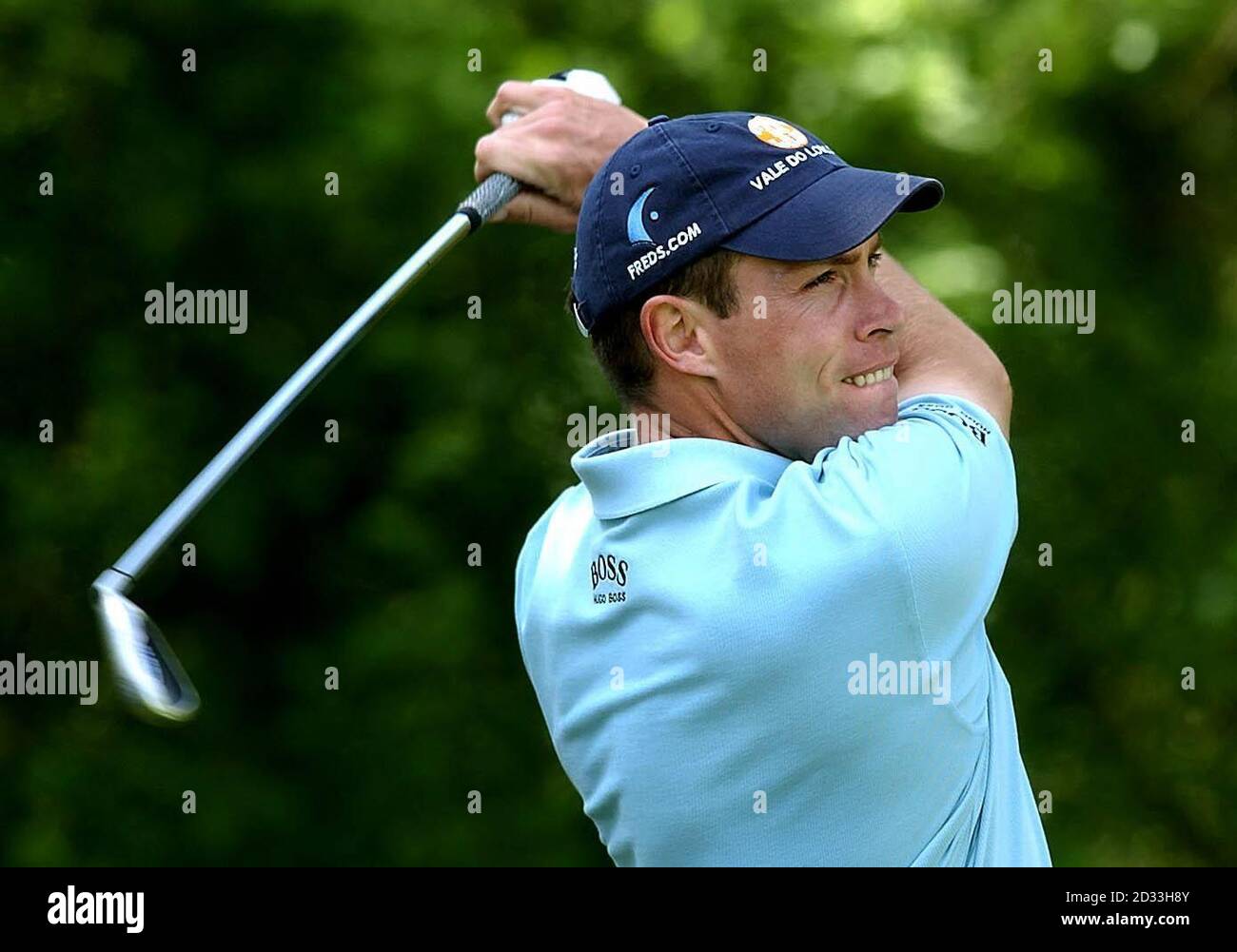 Sport golf action brian davis hi-res stock photography and images - Alamy