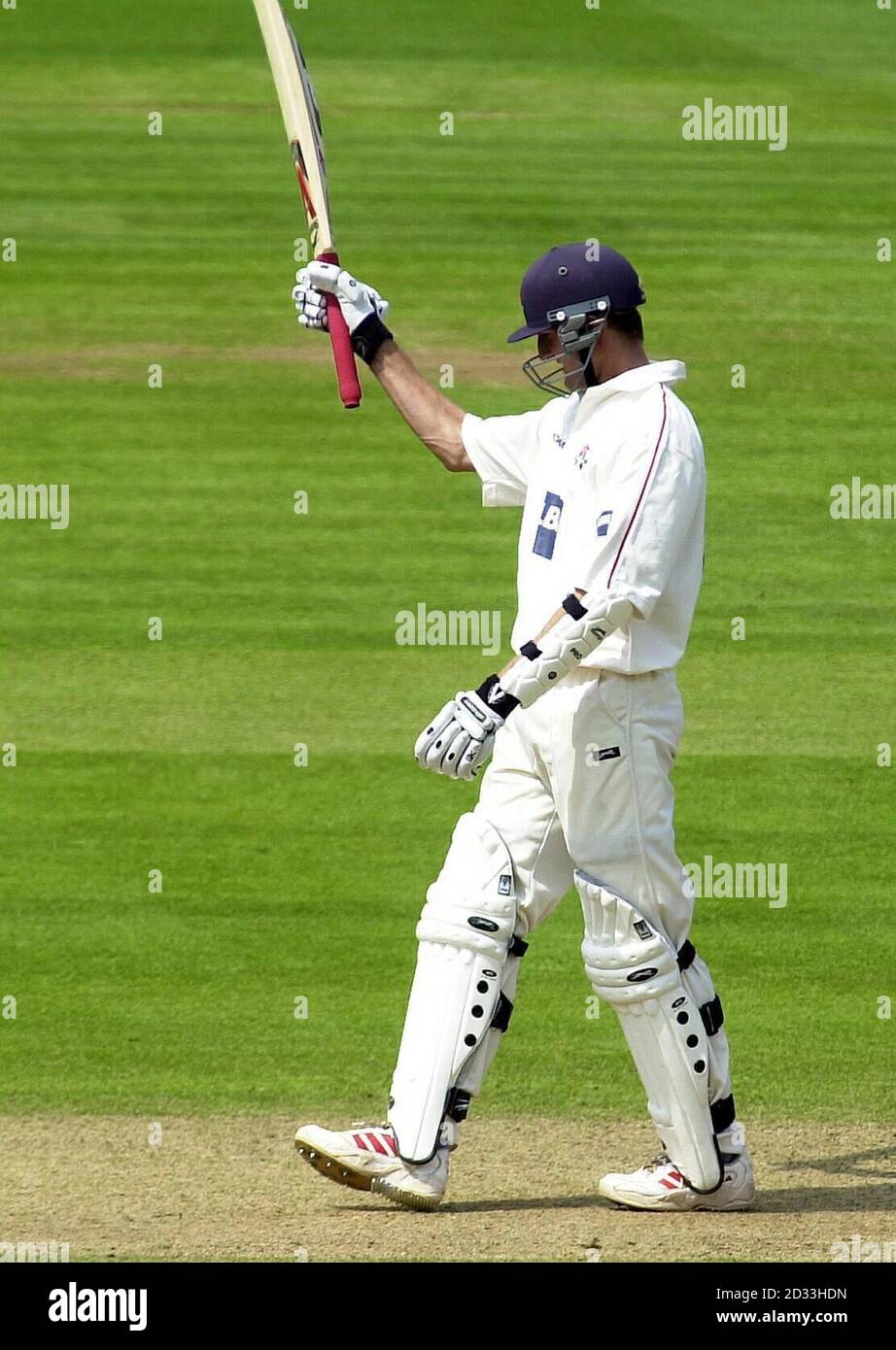 Lancashires mark chilton celebrates hi-res stock photography and images ...