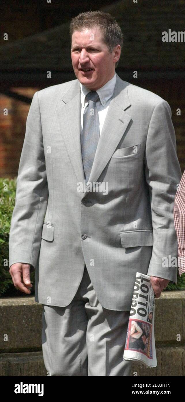 Clifford Norris, father of David and Clifford Norris outside Croydon ...