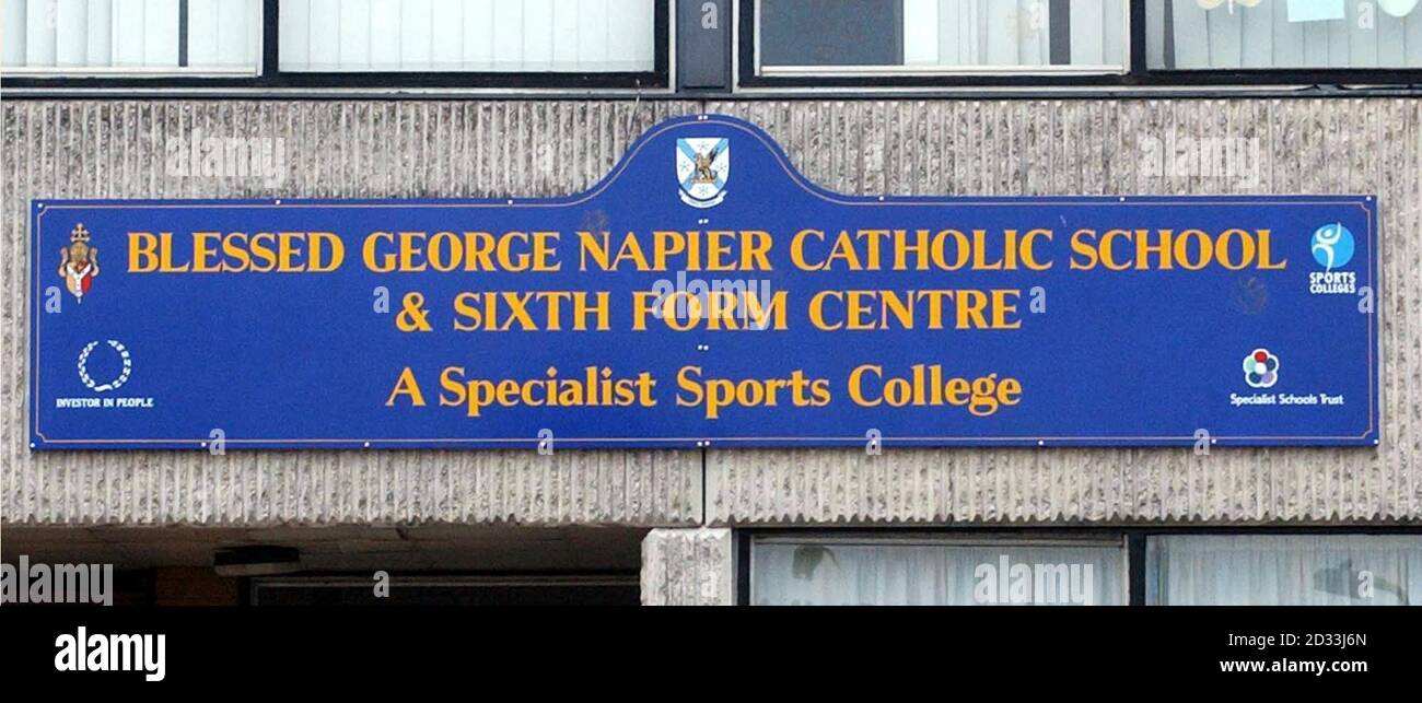 The Blessed George Napier Secondary School in Banbury, Oxfordshire ...