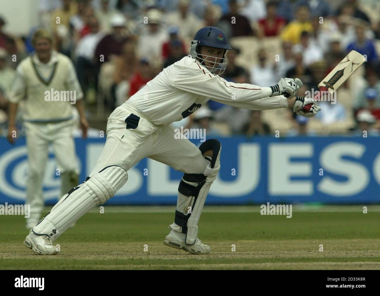 Lancashire's Dominic Cork hits out on his way to a half century against ...