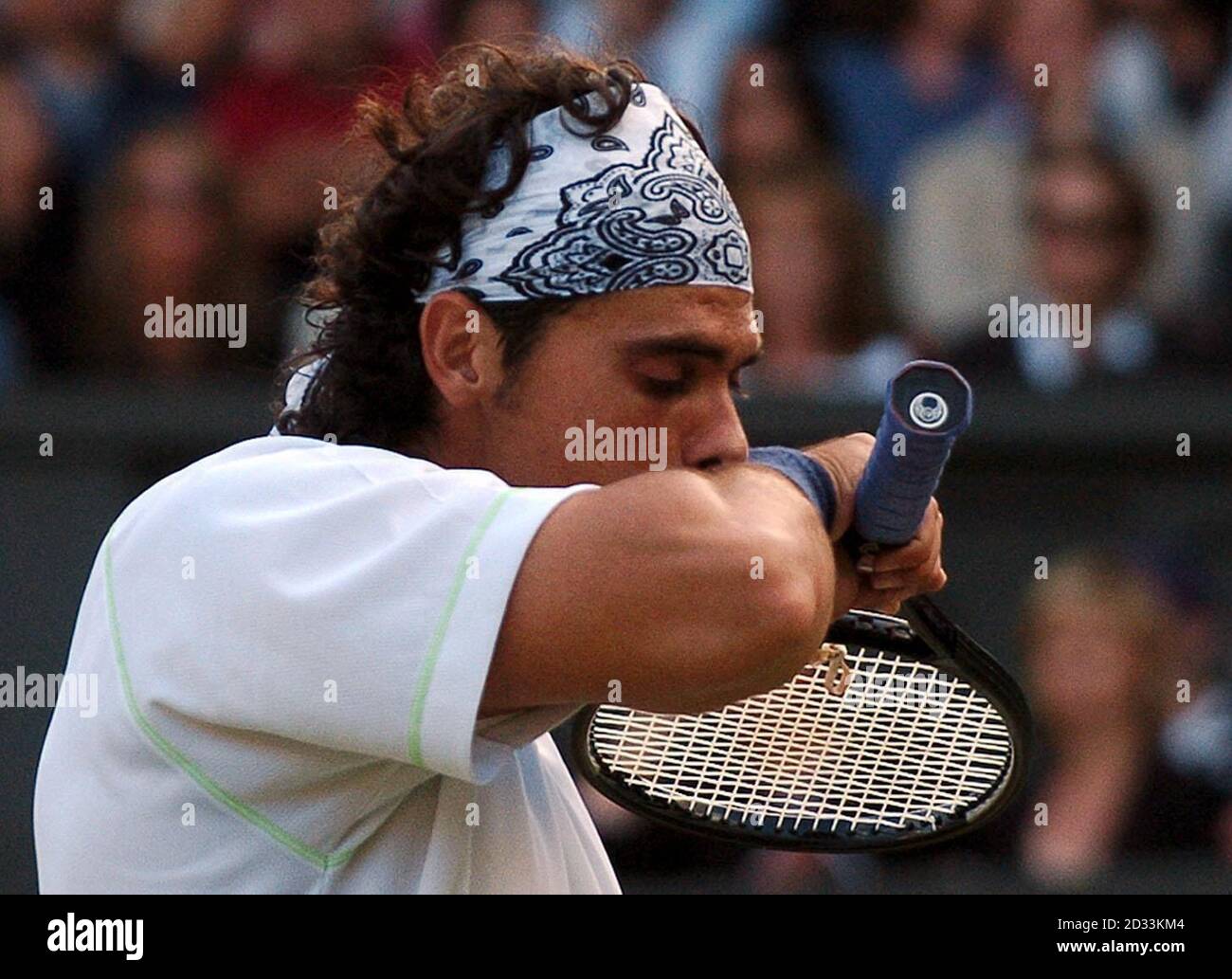 Mark Philippoussis from Australia in action against Great Britain's Tim ...