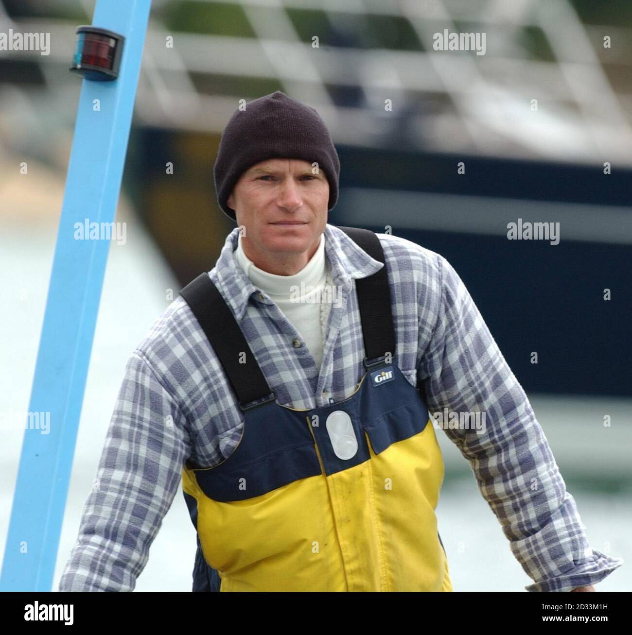 Steve Smith working on the Salcombe-East Portlemouth Ferry in Devon ...