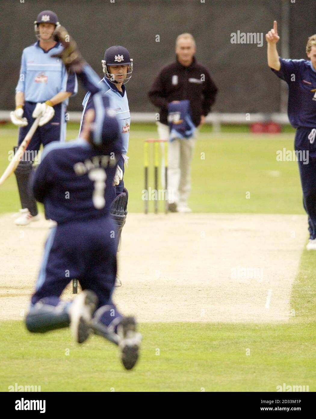 Gloucestershire's Craig Spearman is caught out by Surrey wicketkeeper ...