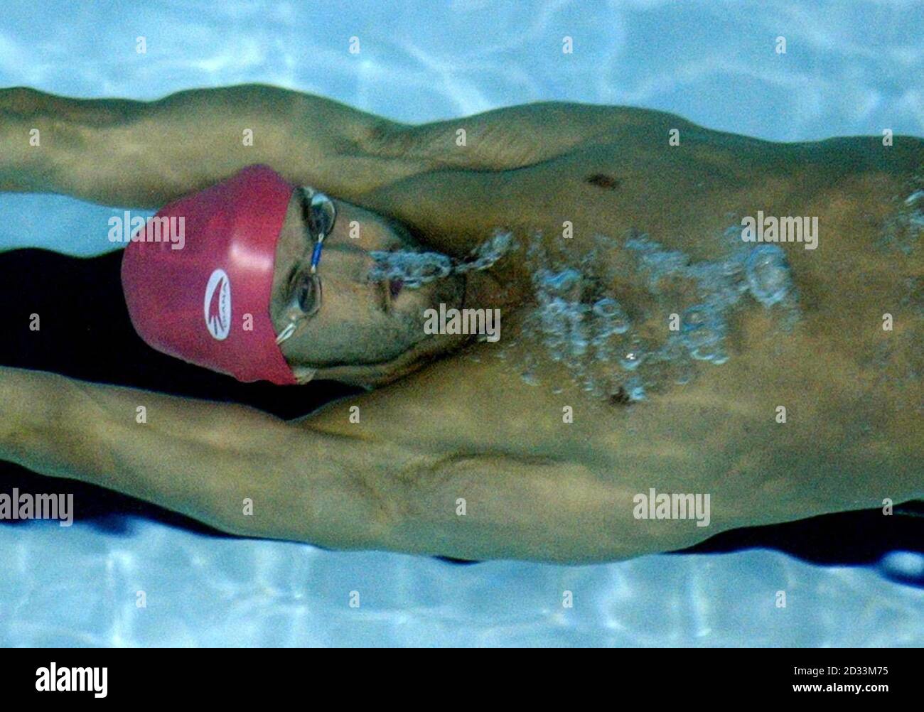 Bath University's Robin Francis breathes at the start of his heat in ...