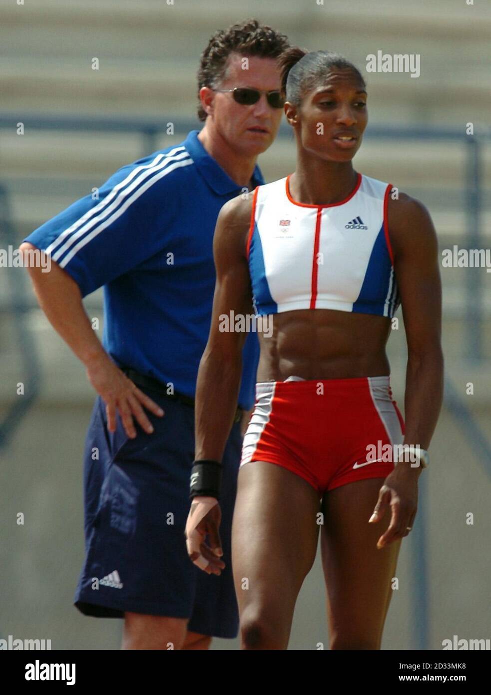 Sport olympics olympics2004 action denise lewis hi-res stock ...