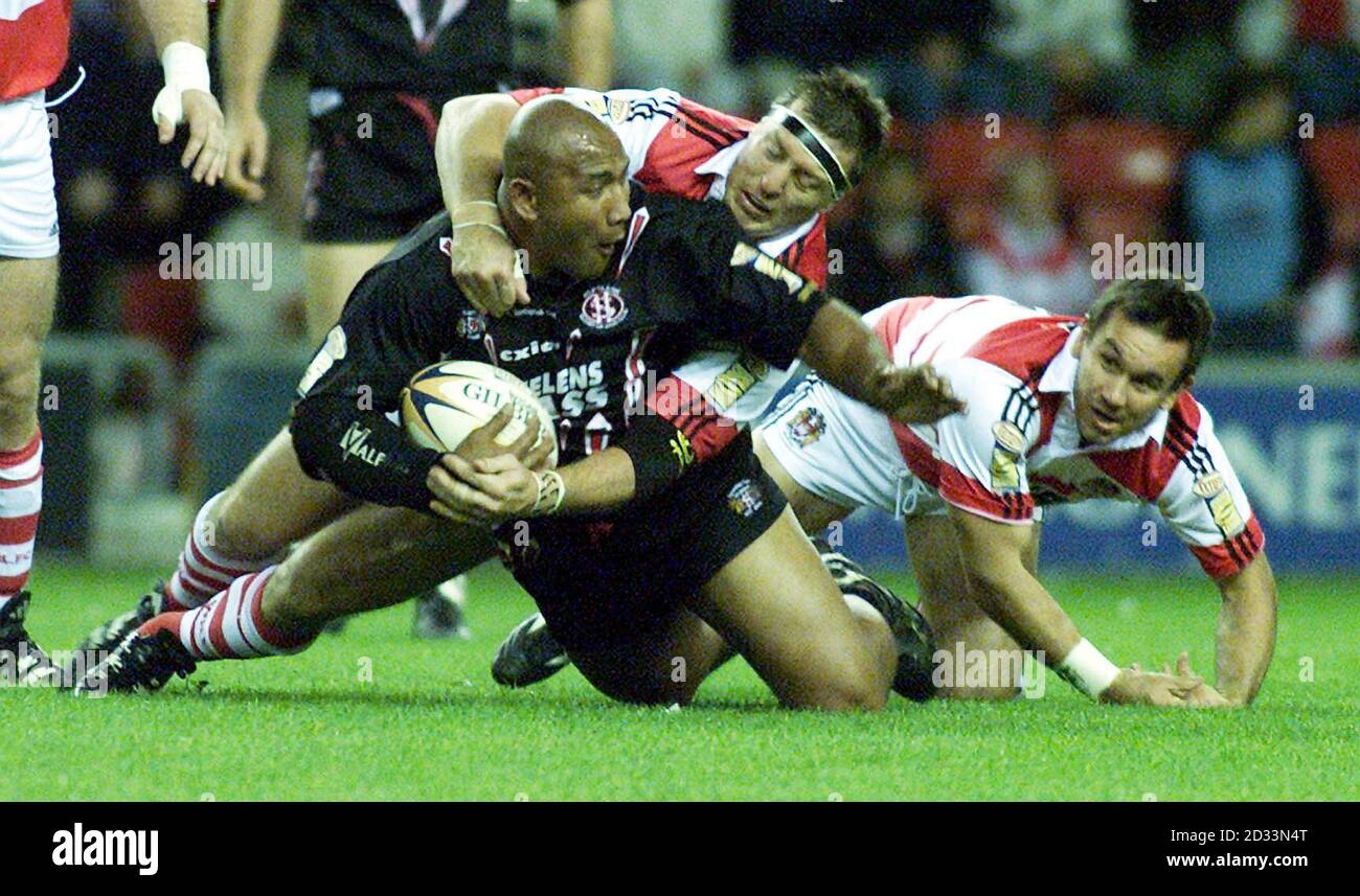 Tetleys bitter super league final eliminator game jjb stadium hi-res ...