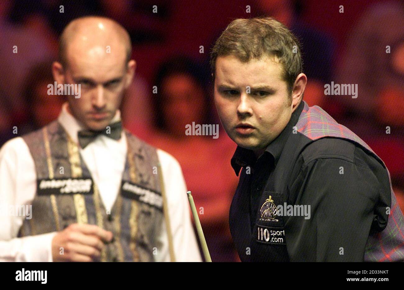 Stephen lee peter ebdon lg cup final guild hall hi-res stock ...
