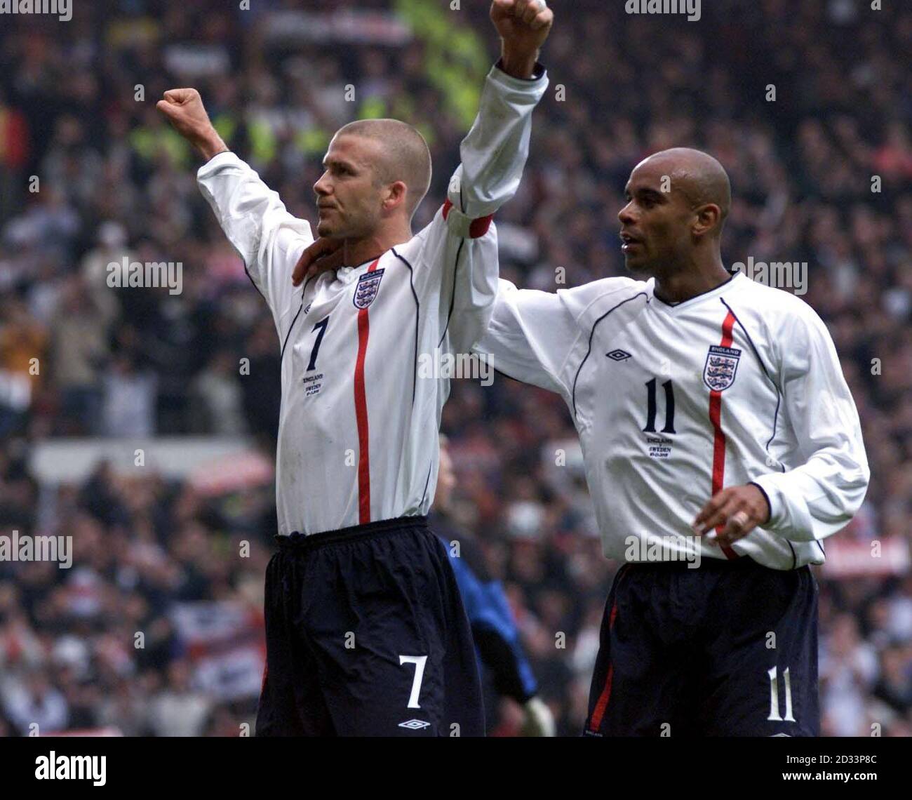 Sport football 1 2 half length trevor sinclair hi-res stock photography ...