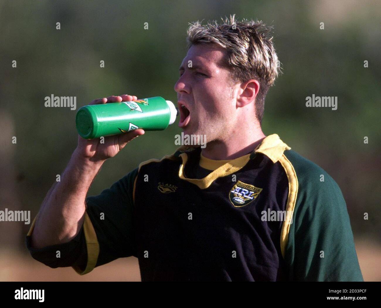 Australias jason stevens training session kirkstall hi-res stock ...