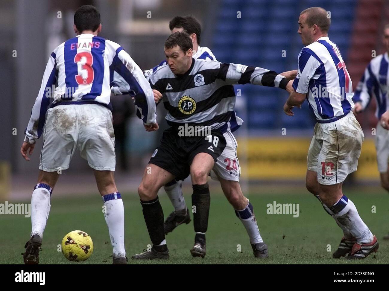 Huddersfields gareth evans mcalpine stadium hi-res stock photography ...
