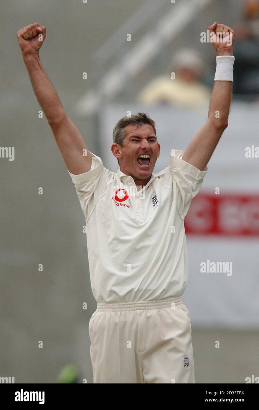 New zealands mark richardson celebrates hi-res stock photography and ...