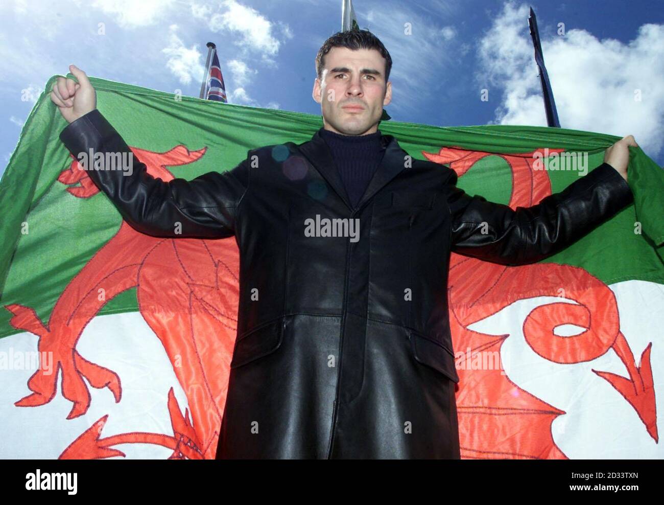Joe calzaghe welsh flag hi-res stock photography and images - Alamy