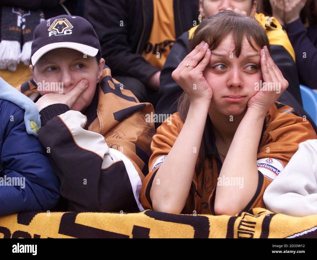 Wolverhampton wanderers and west bromwich albion fans during the game ...