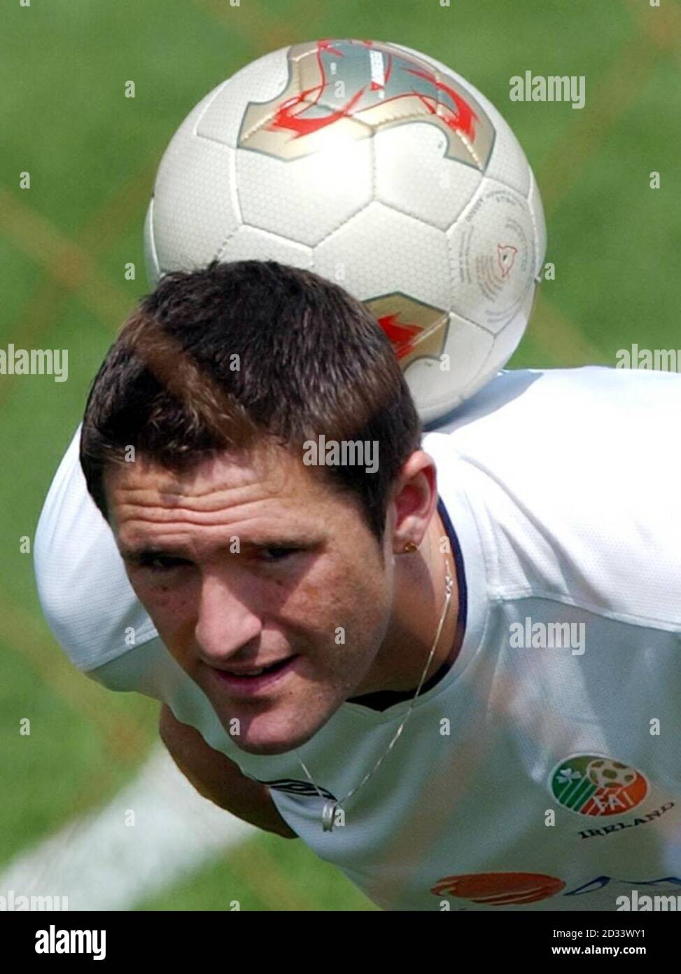 Sport football fifa world cup 2002 robbie keane hi-res stock ...