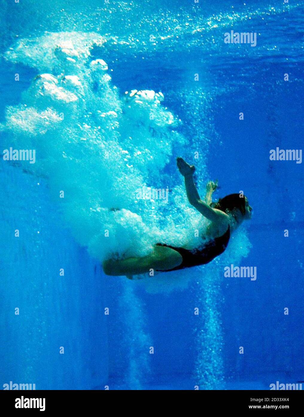 England's Jane Smith in action during the women's 1m springboard ...