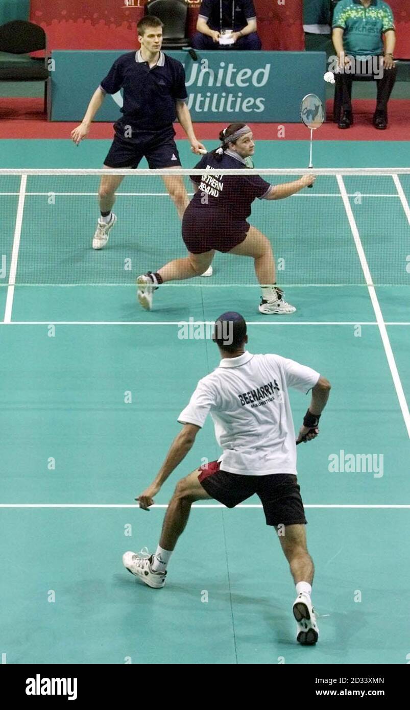 Northern Ireland's Bruce Topping (top left) and Jayne Plunkett in ...