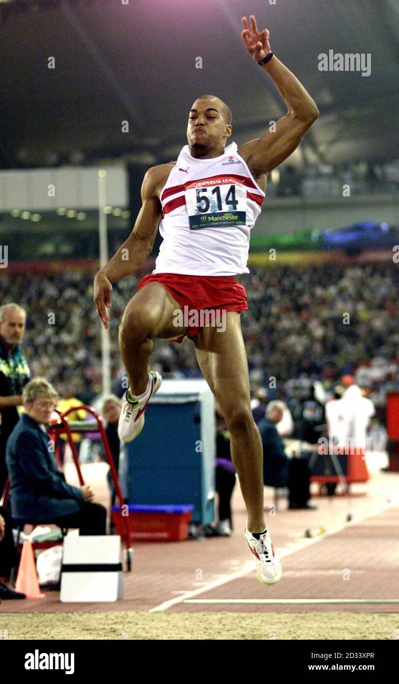 England's Nathan Morgan wins gold in the Long Jump at Manchester's ...