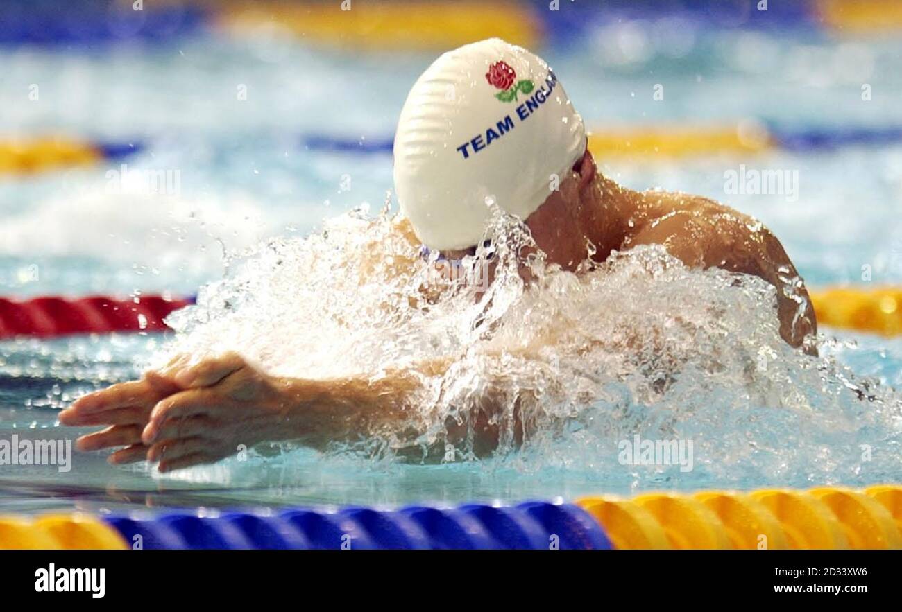 England's Adam Whitehead in action, during the Men's 50m Breaststroke ...