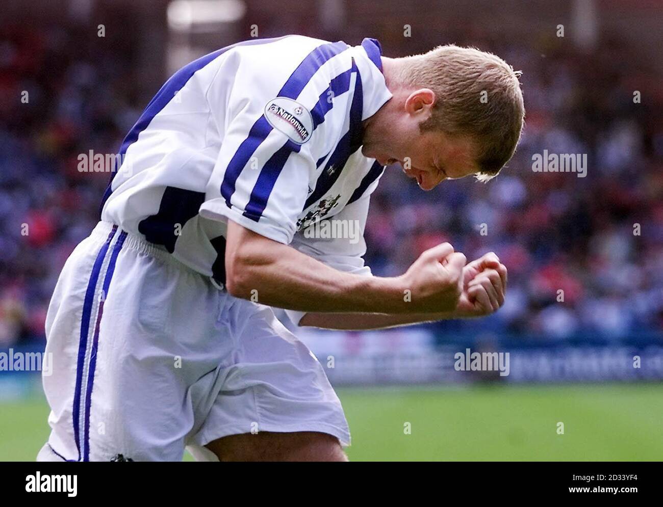 Huddersfields martin smith celebrates scoring hi-res stock photography ...